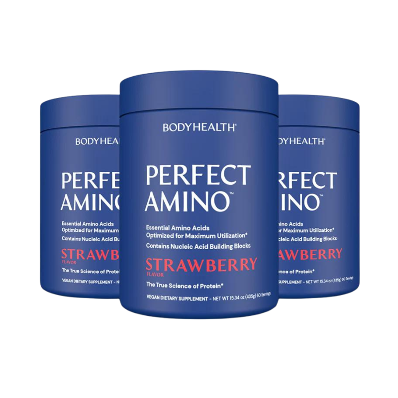 PERFECT AMINO POWDER STRAWBERRY (60 Servings) – Peak Health Institute